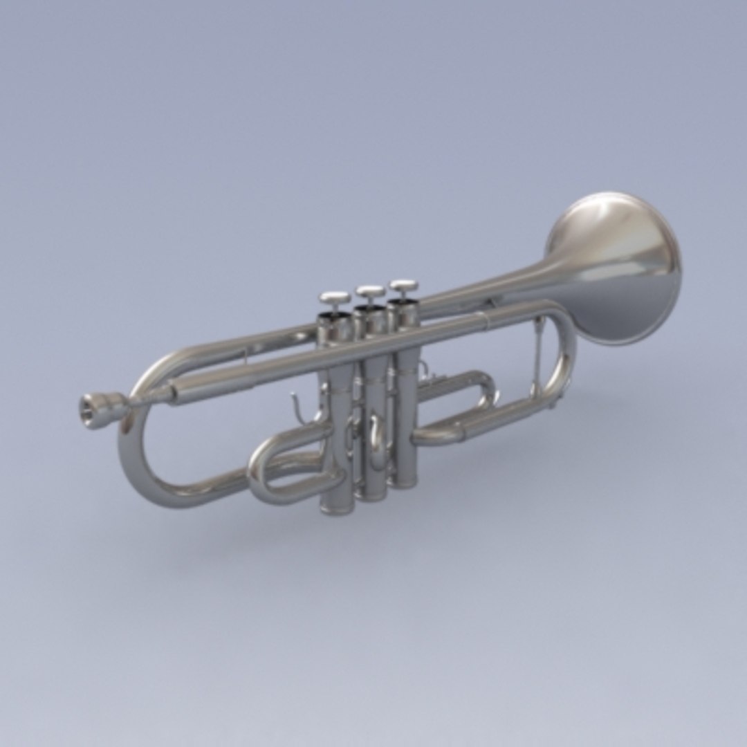 Silver Cornet 3d Max