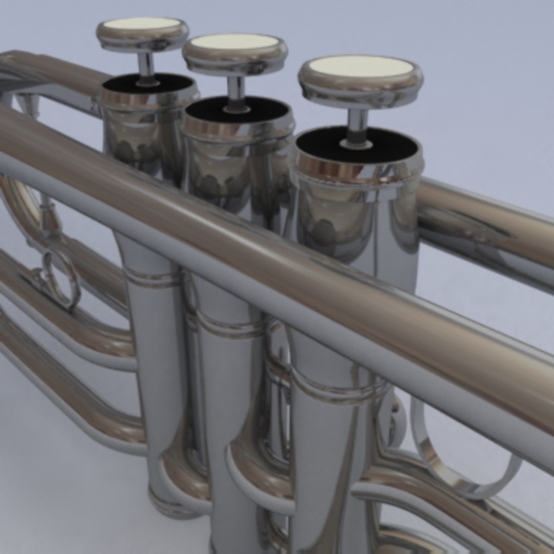 Silver Cornet 3d Max