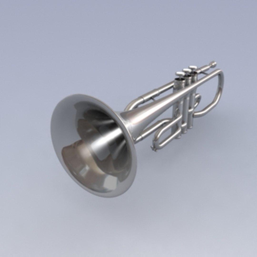 Silver Cornet 3d Max