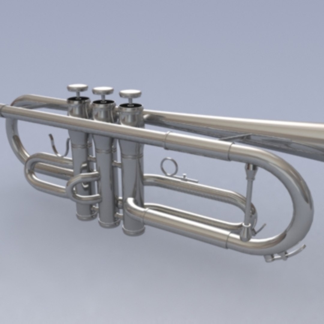 Silver Cornet 3d Max