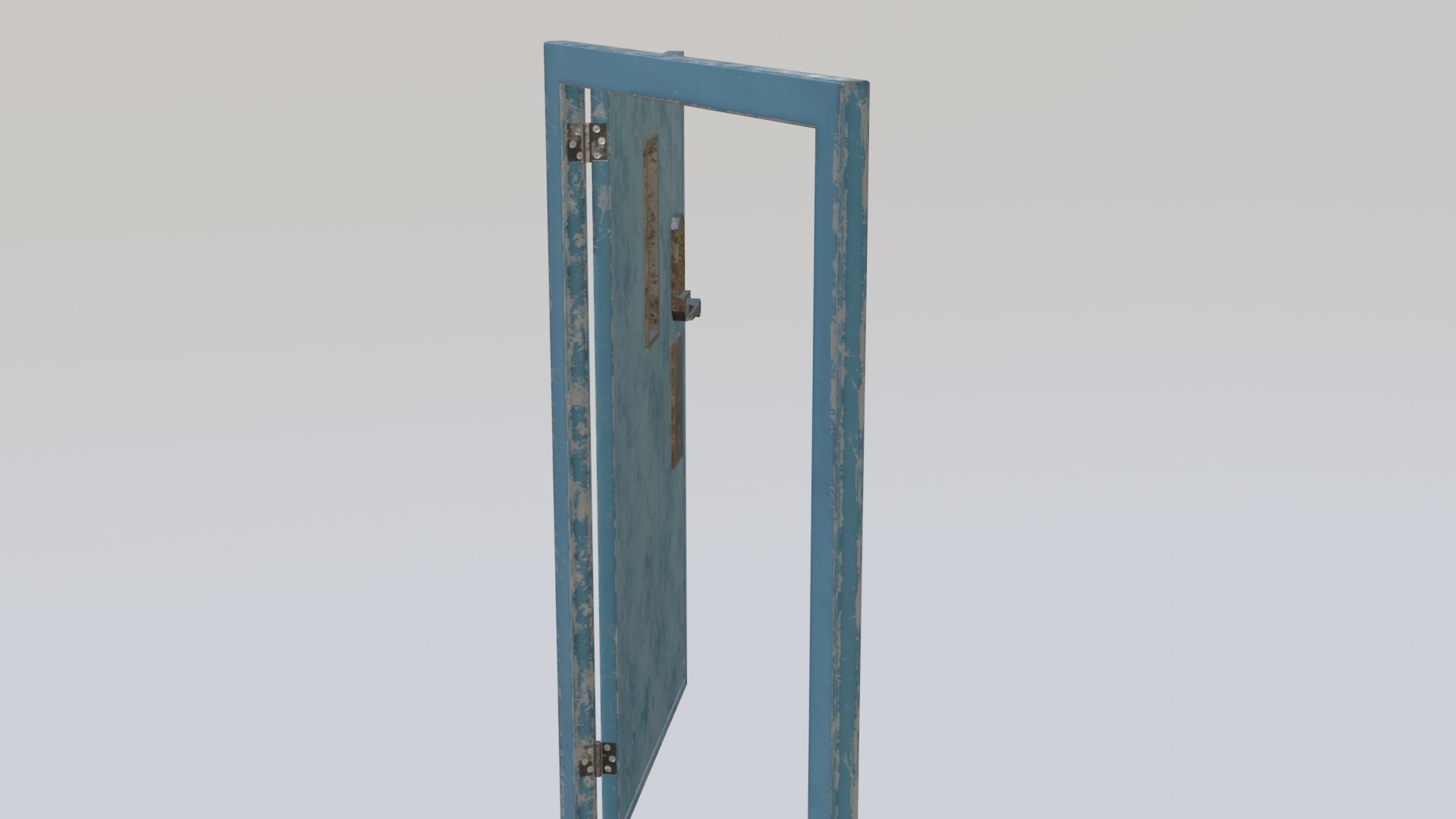 Real Metal Secure Door Model - TurboSquid 1468077