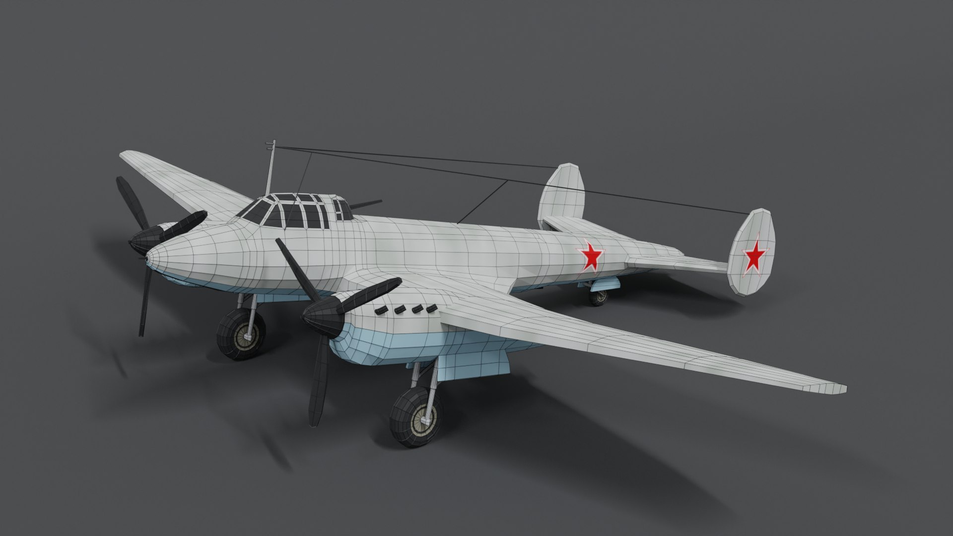 Petlyakov Pe-2 Wwii Airplane 3D Model - TurboSquid 1701739