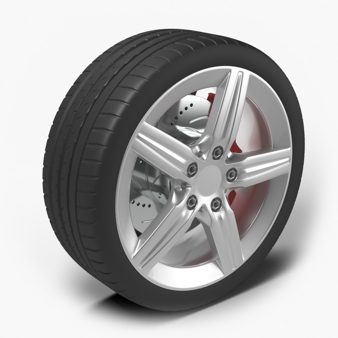 3D Wheel - TurboSquid 1734439