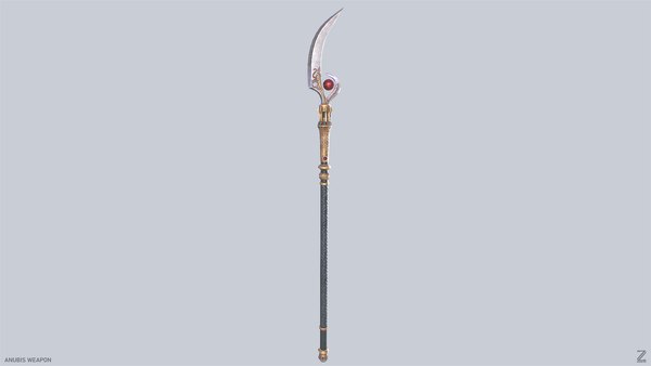 3D модель Коллекция оружия Анубиса - TurboSquid 2205359