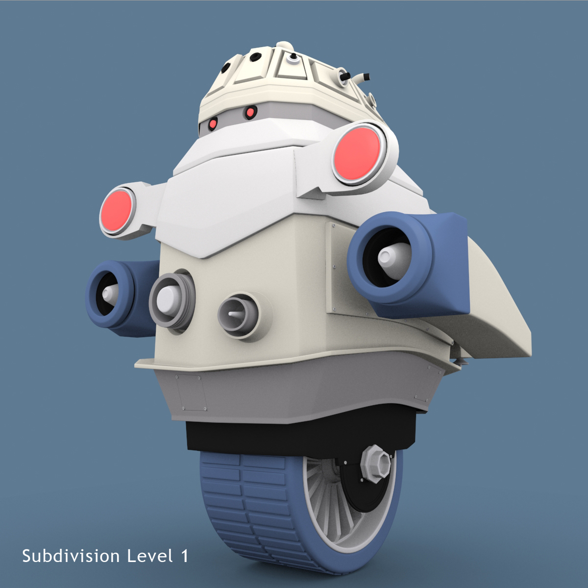 robot character 3d max