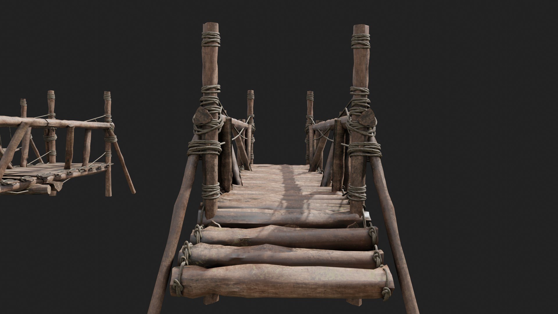 Medieval Wooden Bridges With 8k Pbr Textures 3D Model - TurboSquid 1981563