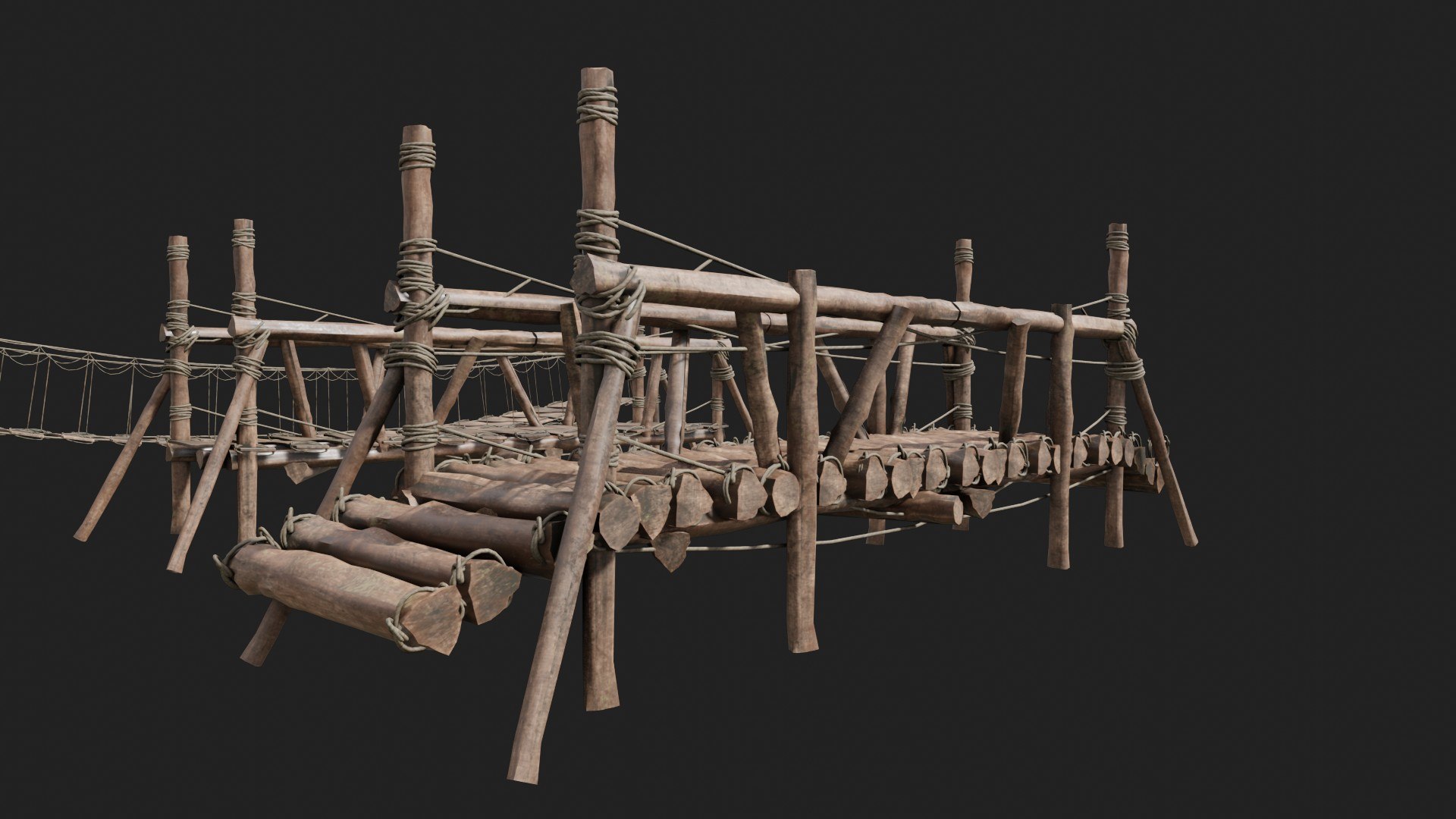 Medieval Wooden Bridges With 8k Pbr Textures 3D Model - TurboSquid 1981563