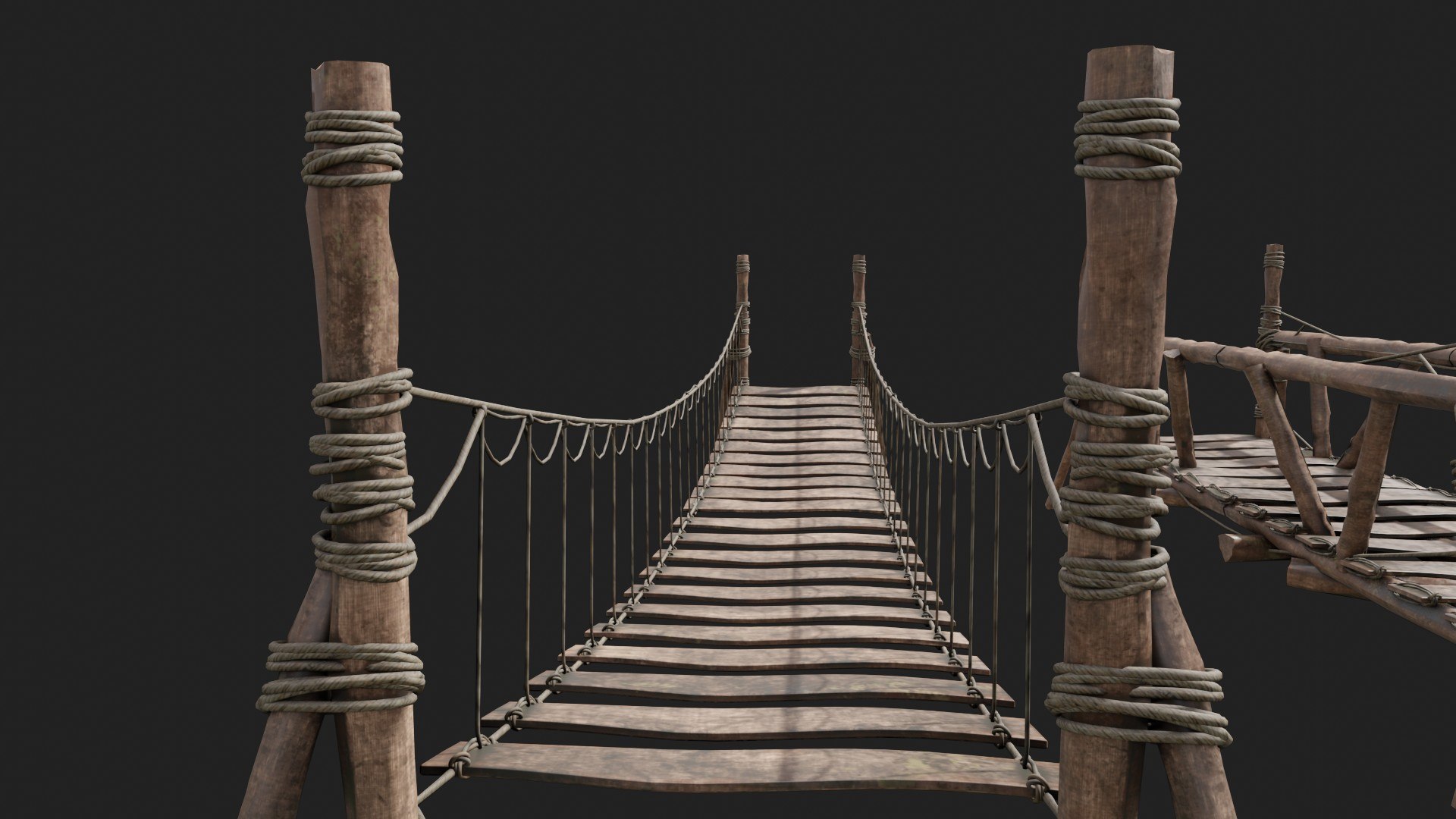 Medieval Wooden Bridges With 8k Pbr Textures 3D Model - TurboSquid 1981563