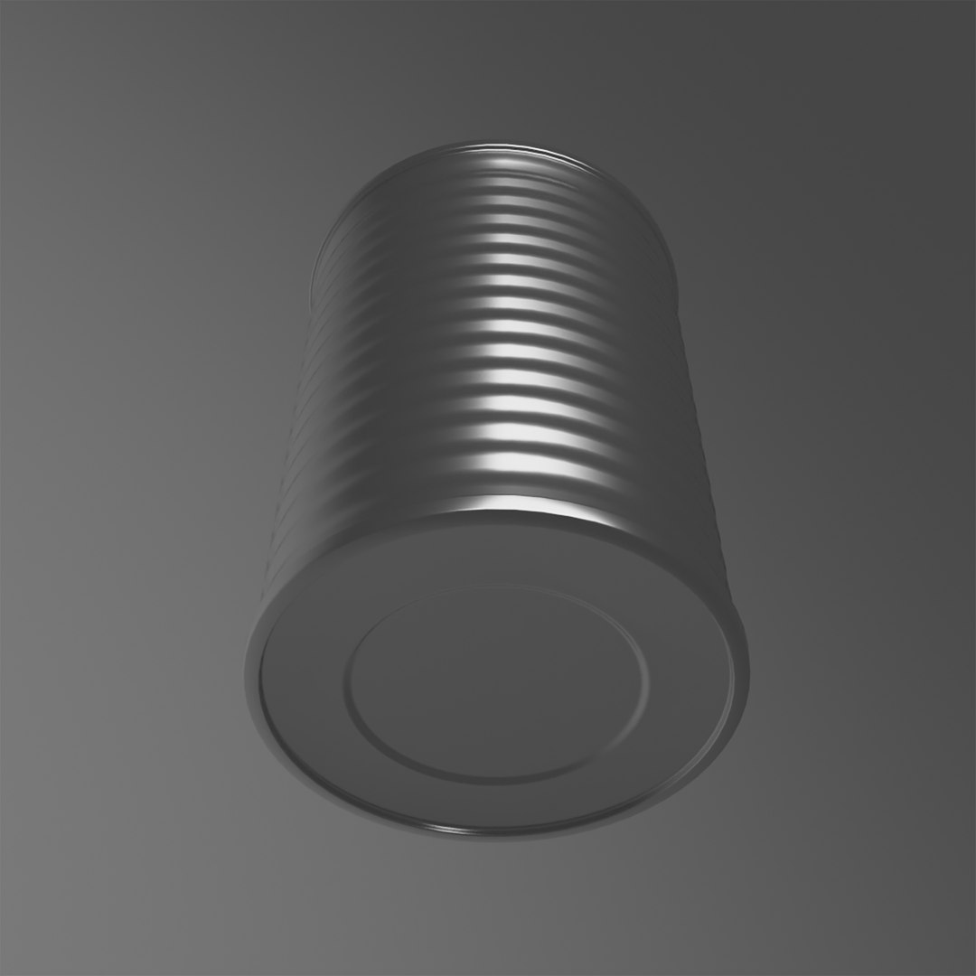 3D Steel Can - TurboSquid 2205041