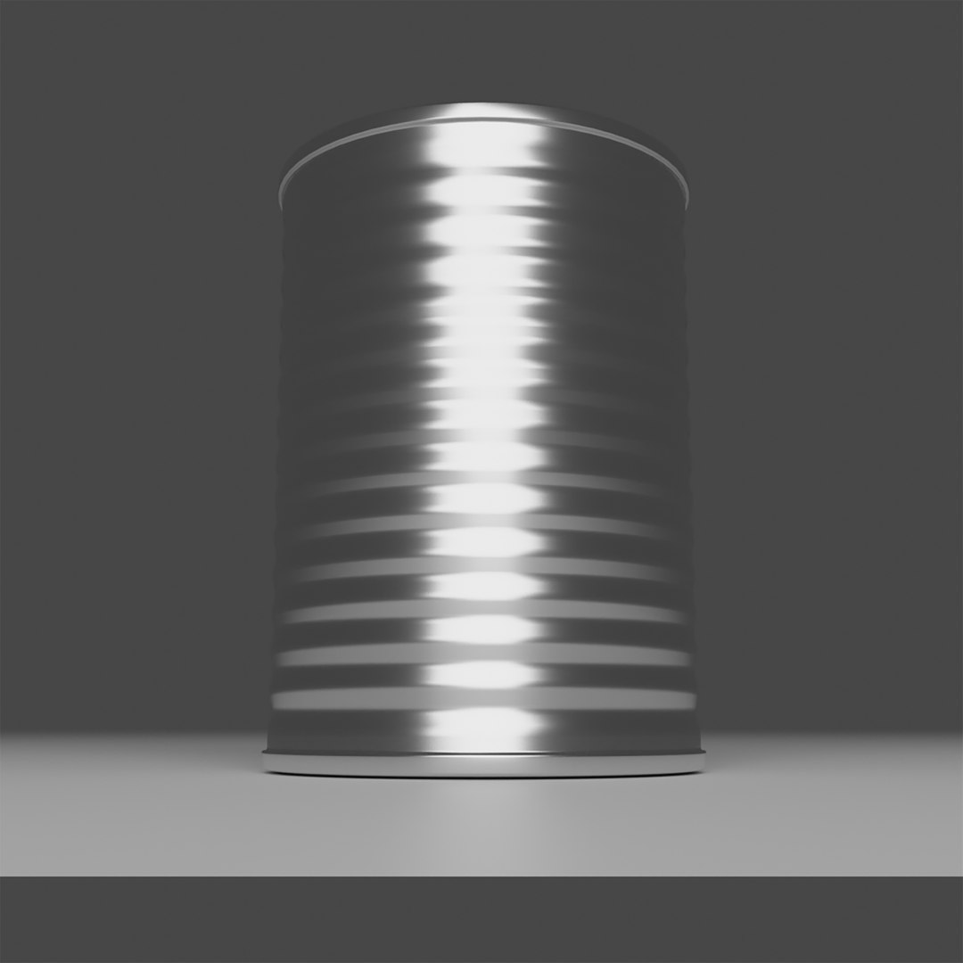 3D Steel Can - TurboSquid 2205041