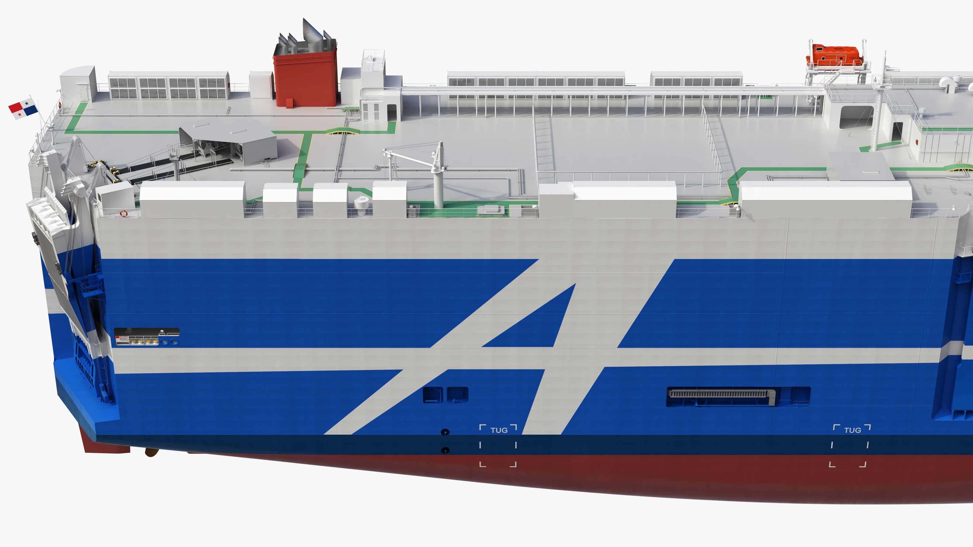 MOL Beluga Ace Vehicles Carrier model - TurboSquid 1760046