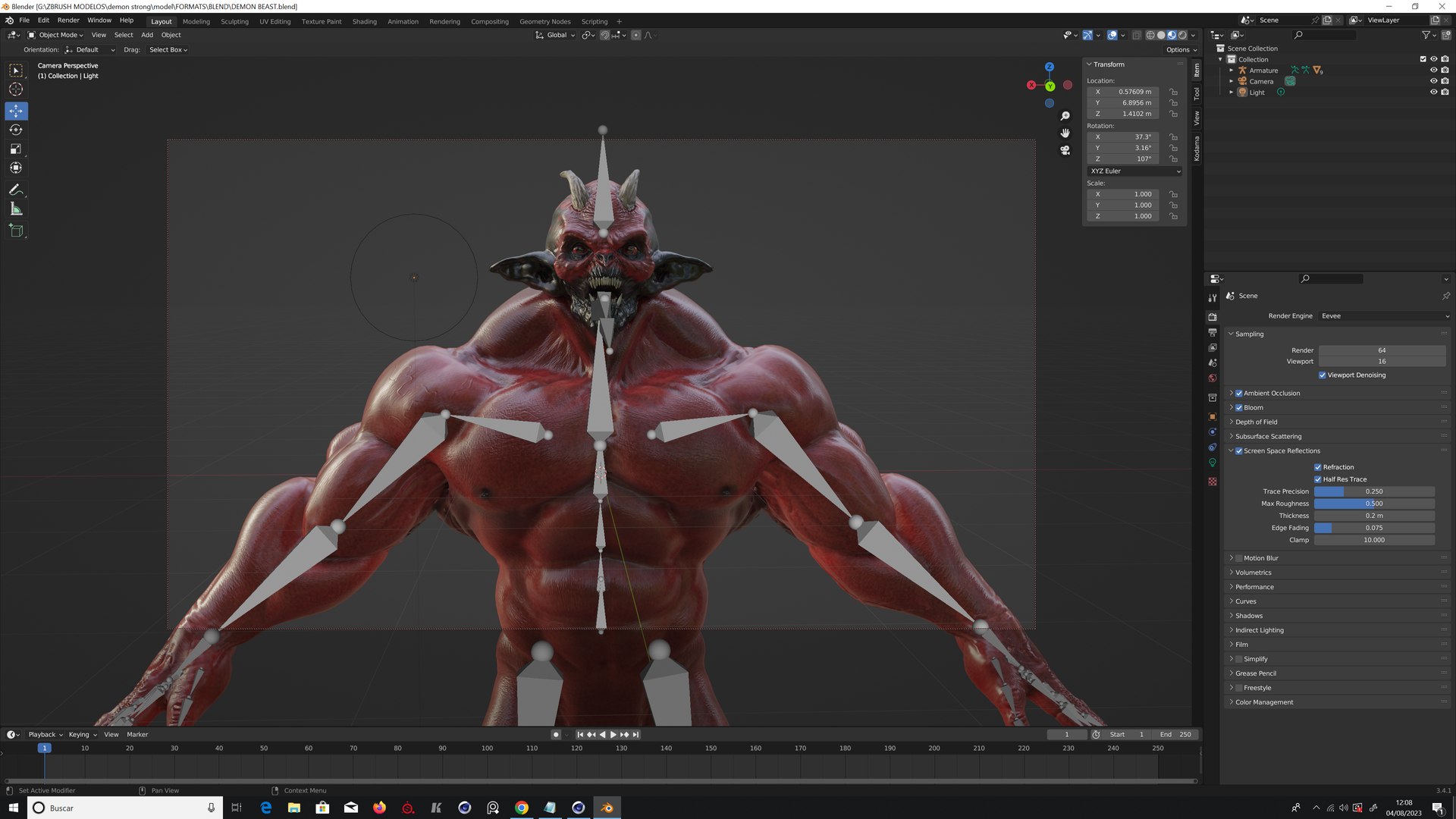 3D BELIAL DEMON - TurboSquid 2106084