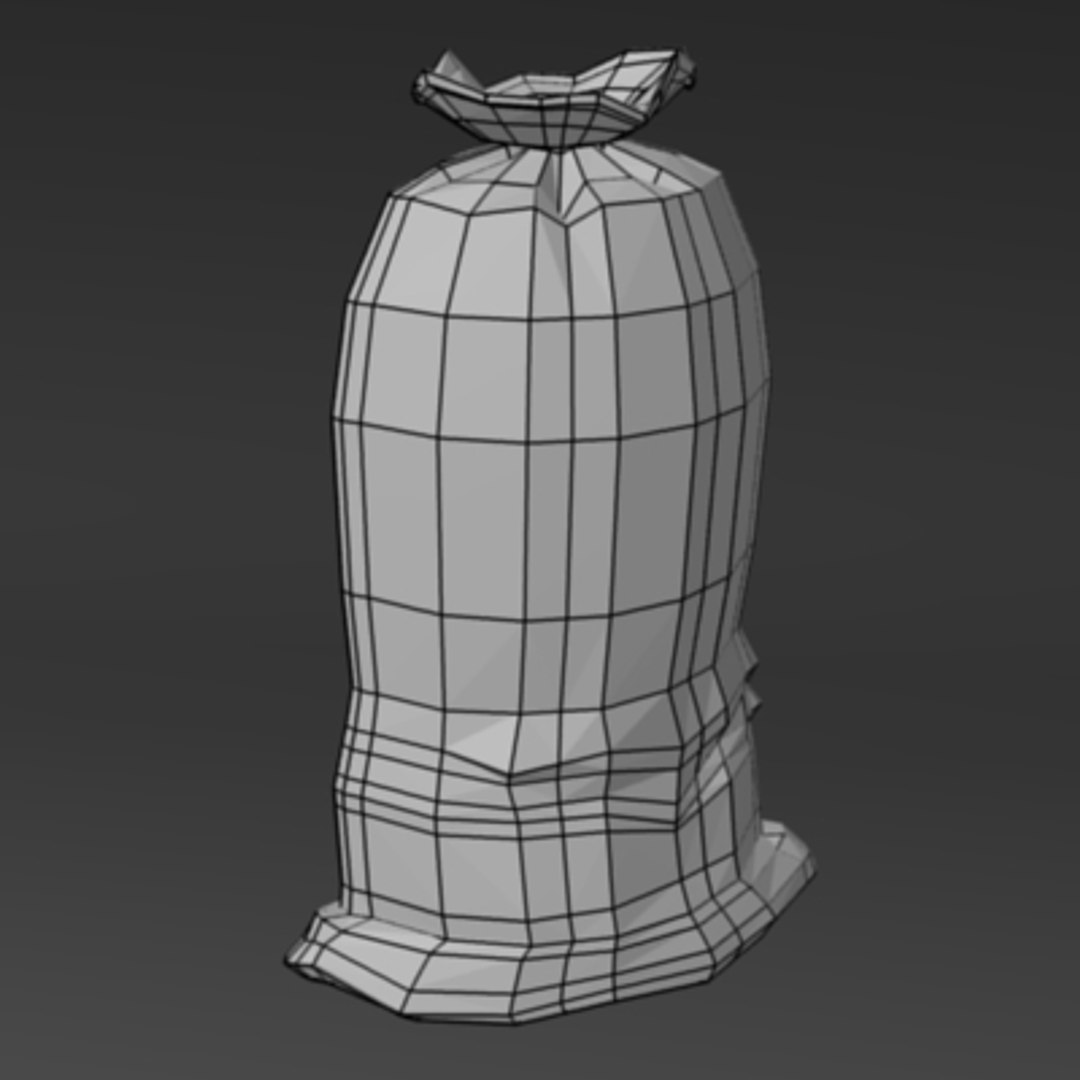 Sack Burlap 3d 3ds