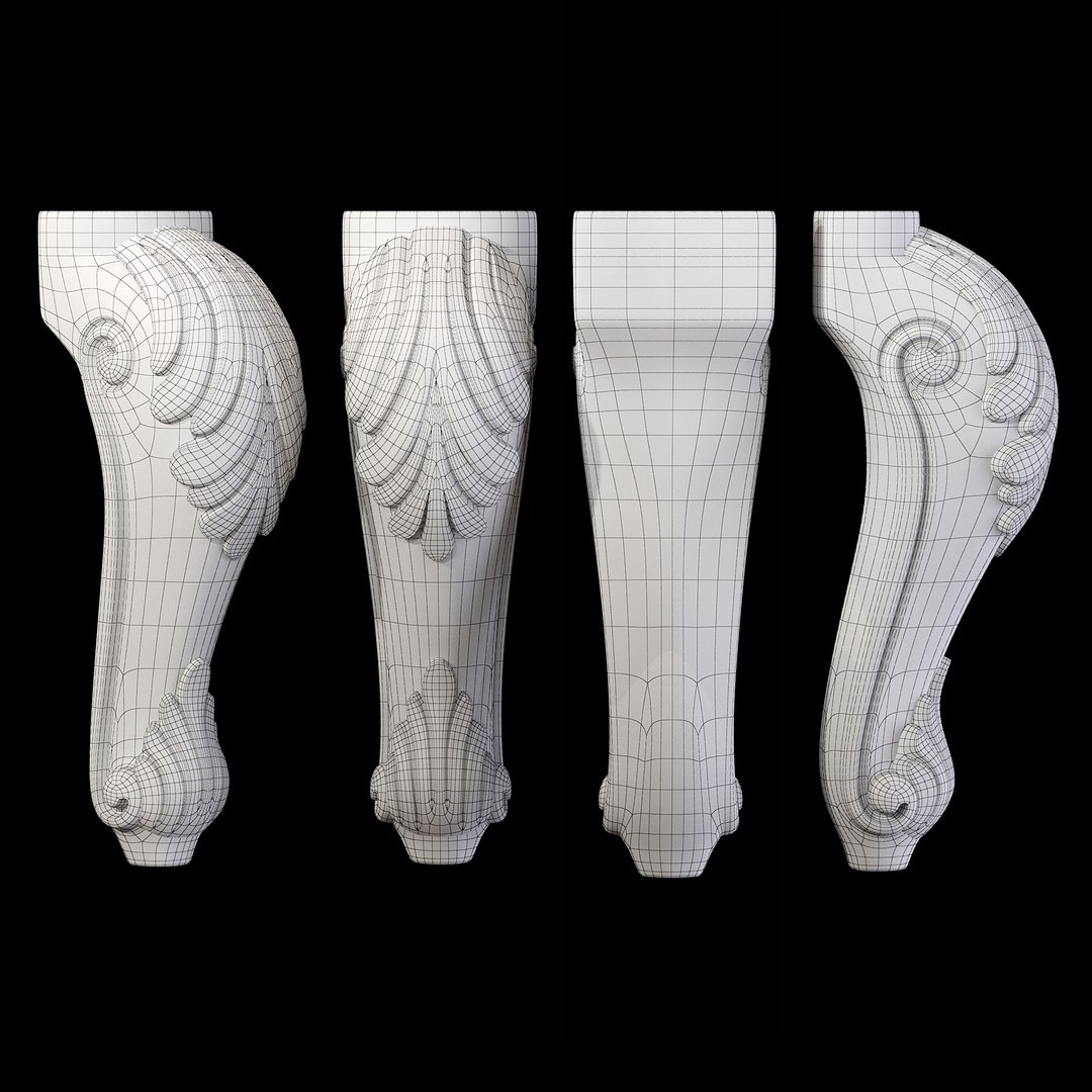 3D Classic Leg 020 - TurboSquid 1746701