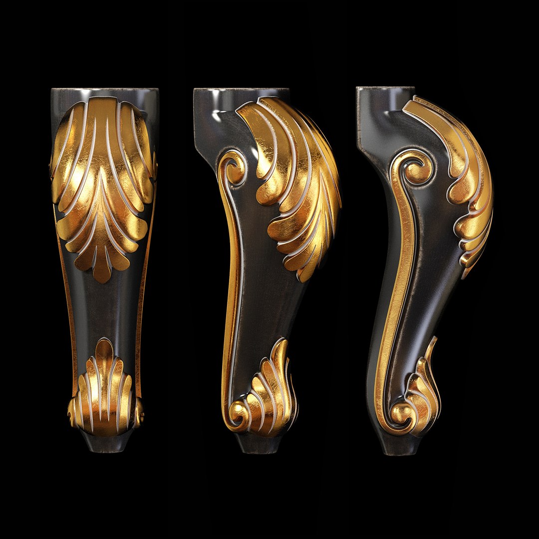 3D Classic Leg 020 - TurboSquid 1746701