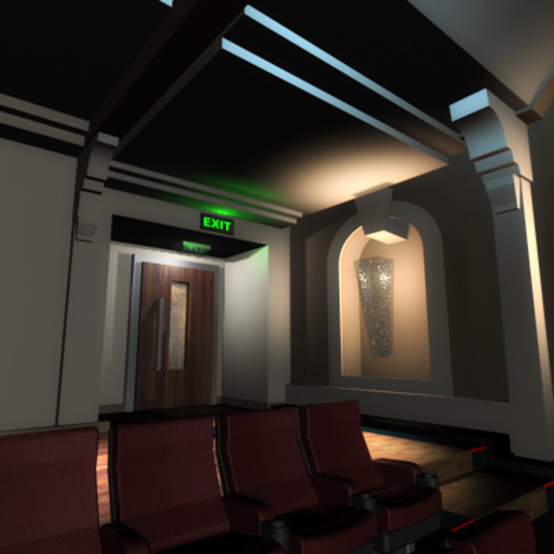 3d Model Movie Theatre