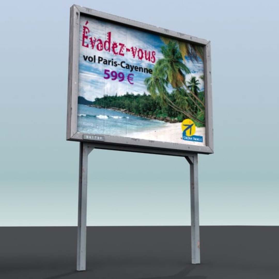 3ds Poster Advertising 4x3