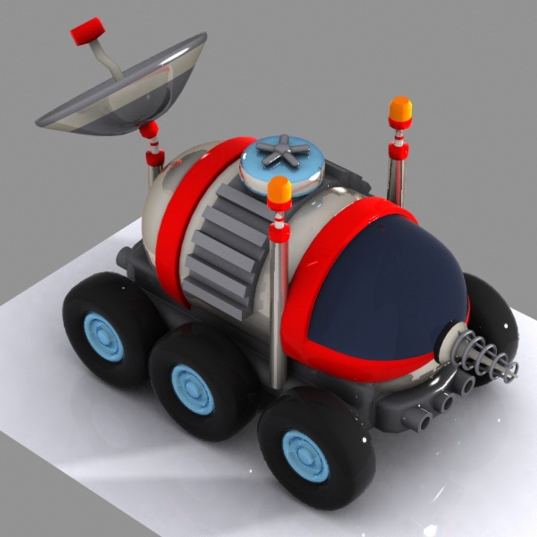 max cartoon space car