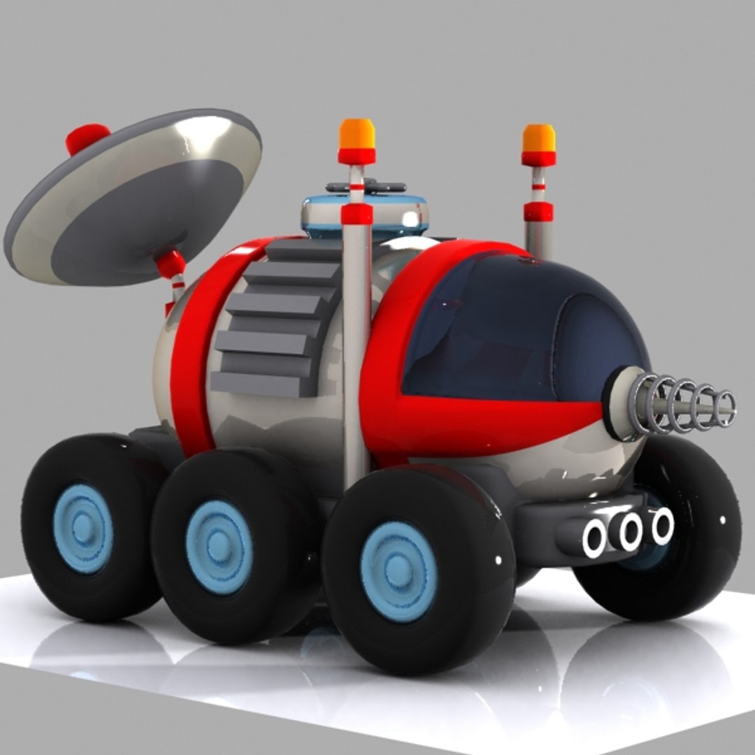 max cartoon space car