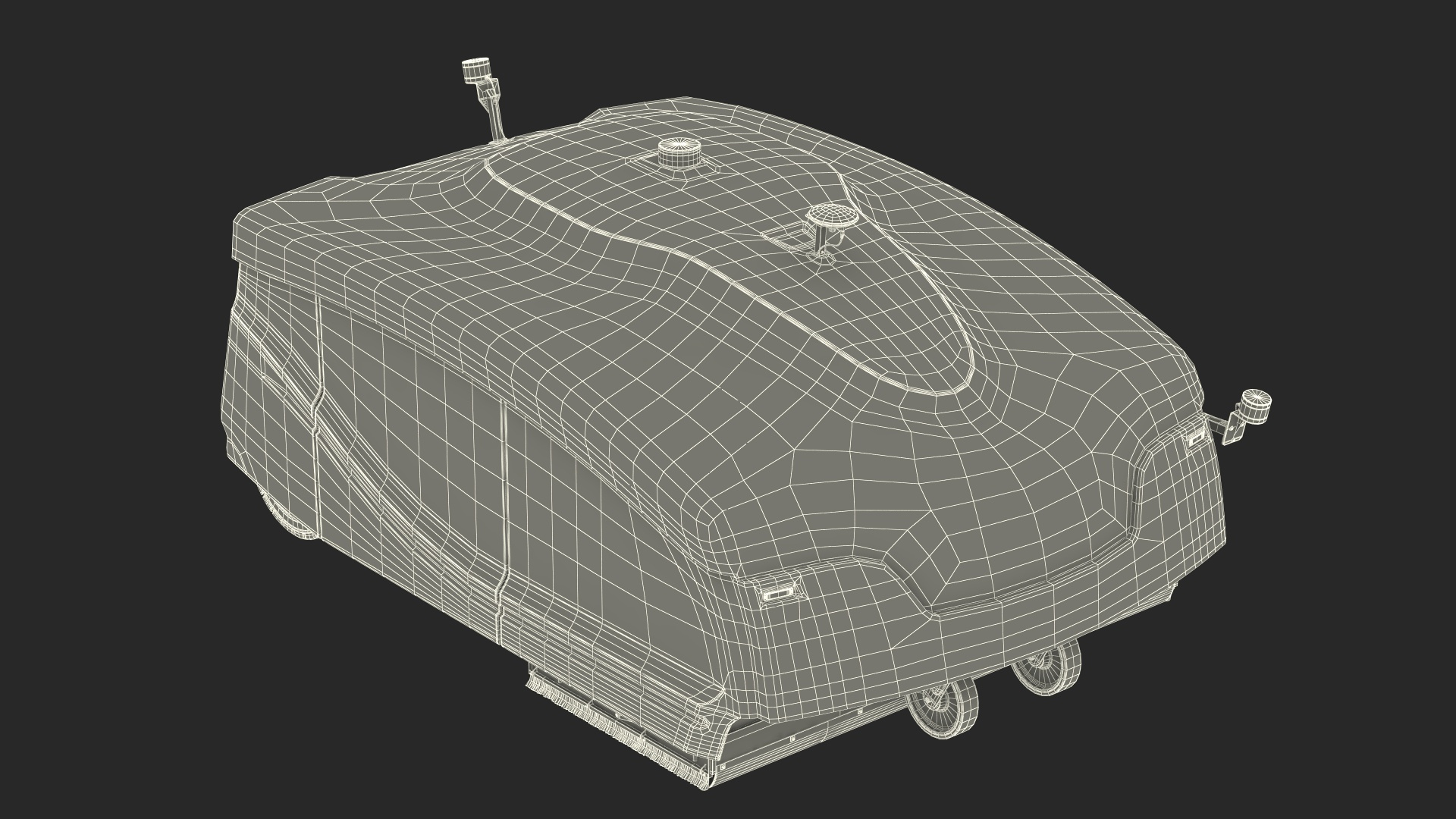 3D Autonomous Electric Sweeper Trombia Free model - TurboSquid 2178905