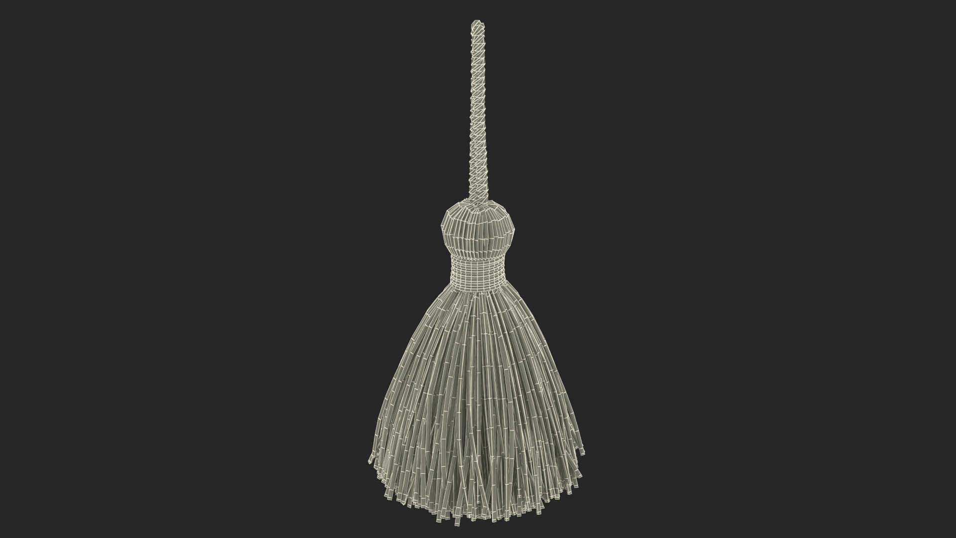 Yellow Yarn Tassel 3D Model - TurboSquid 2179933