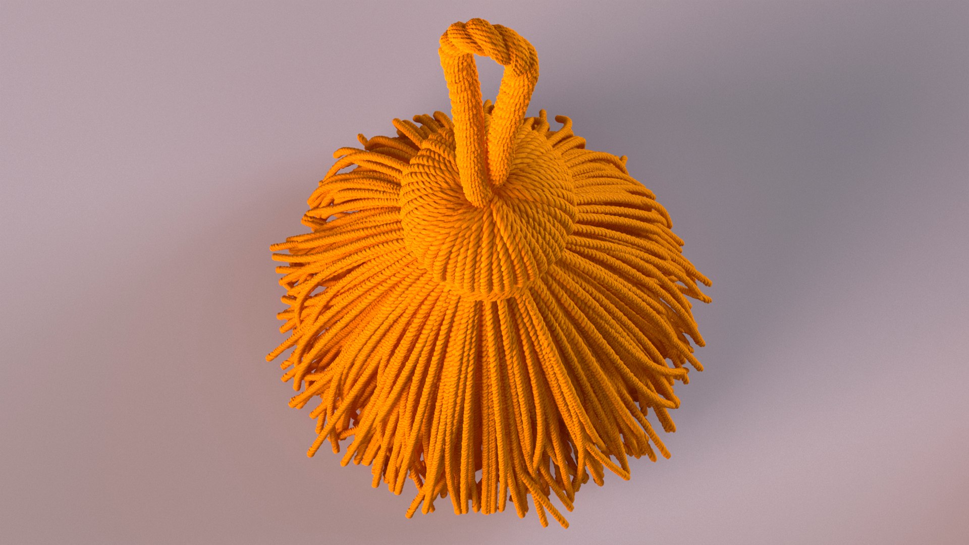 Yellow Yarn Tassel 3D Model - TurboSquid 2179933