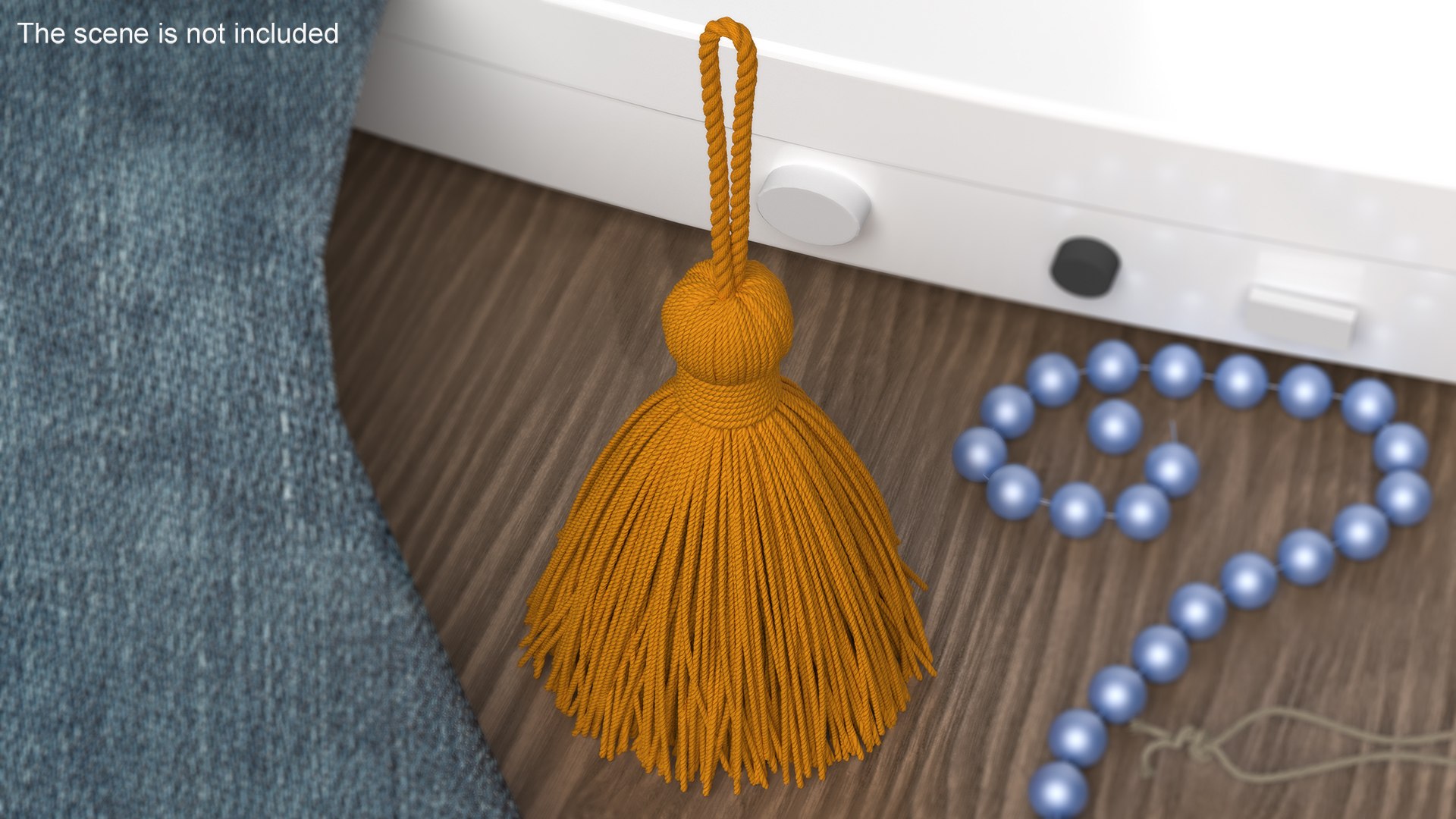 Yellow Yarn Tassel 3D Model - TurboSquid 2179933