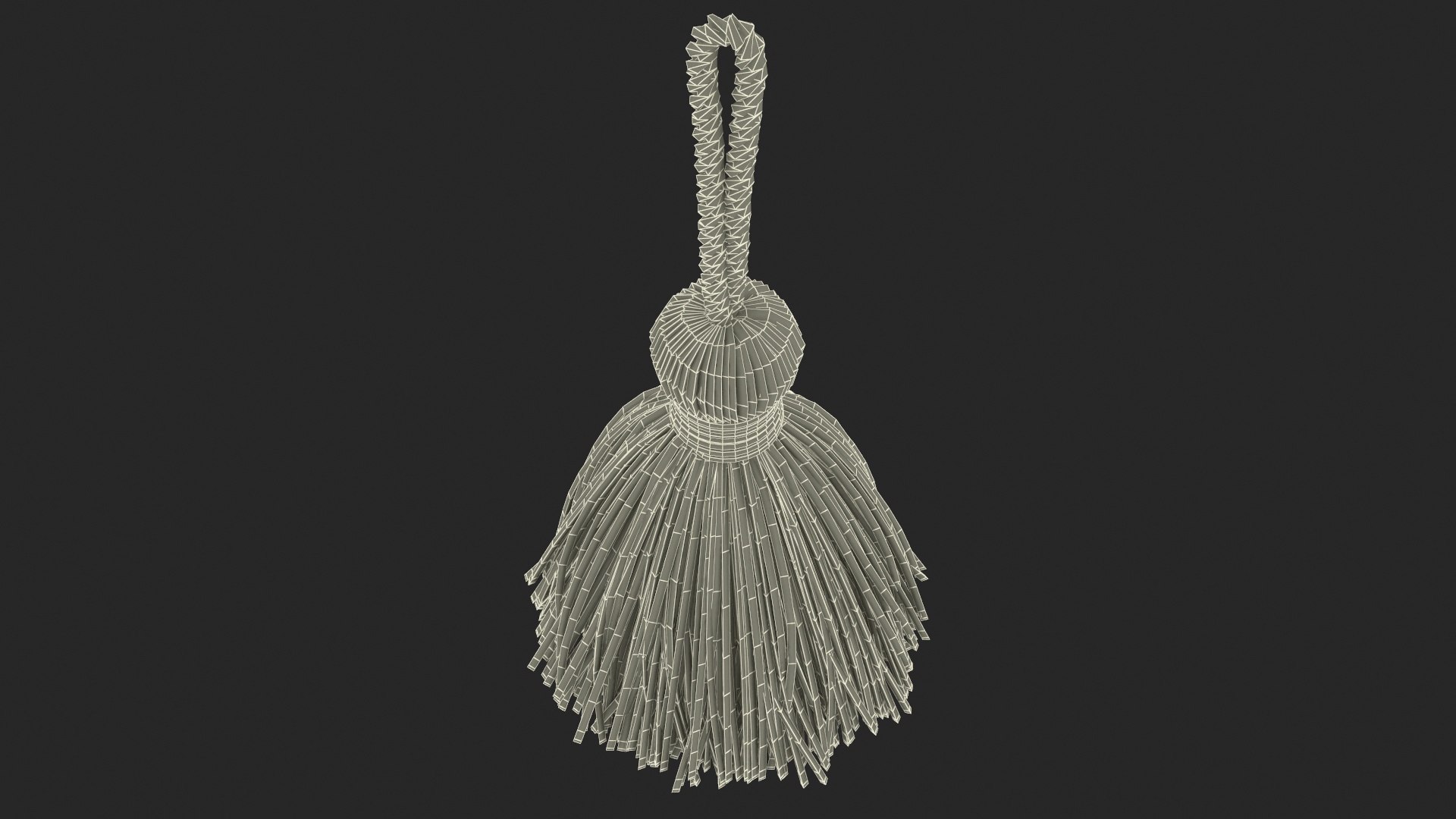 Yellow Yarn Tassel 3D Model - TurboSquid 2179933