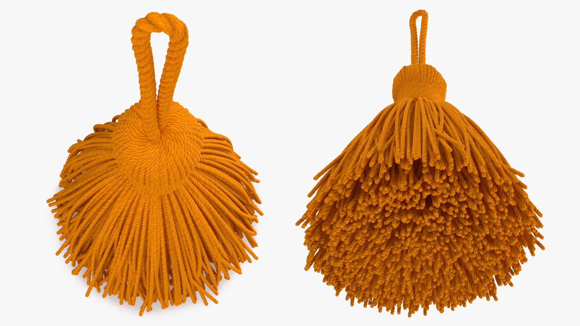 Yellow Yarn Tassel 3D Model - TurboSquid 2179933