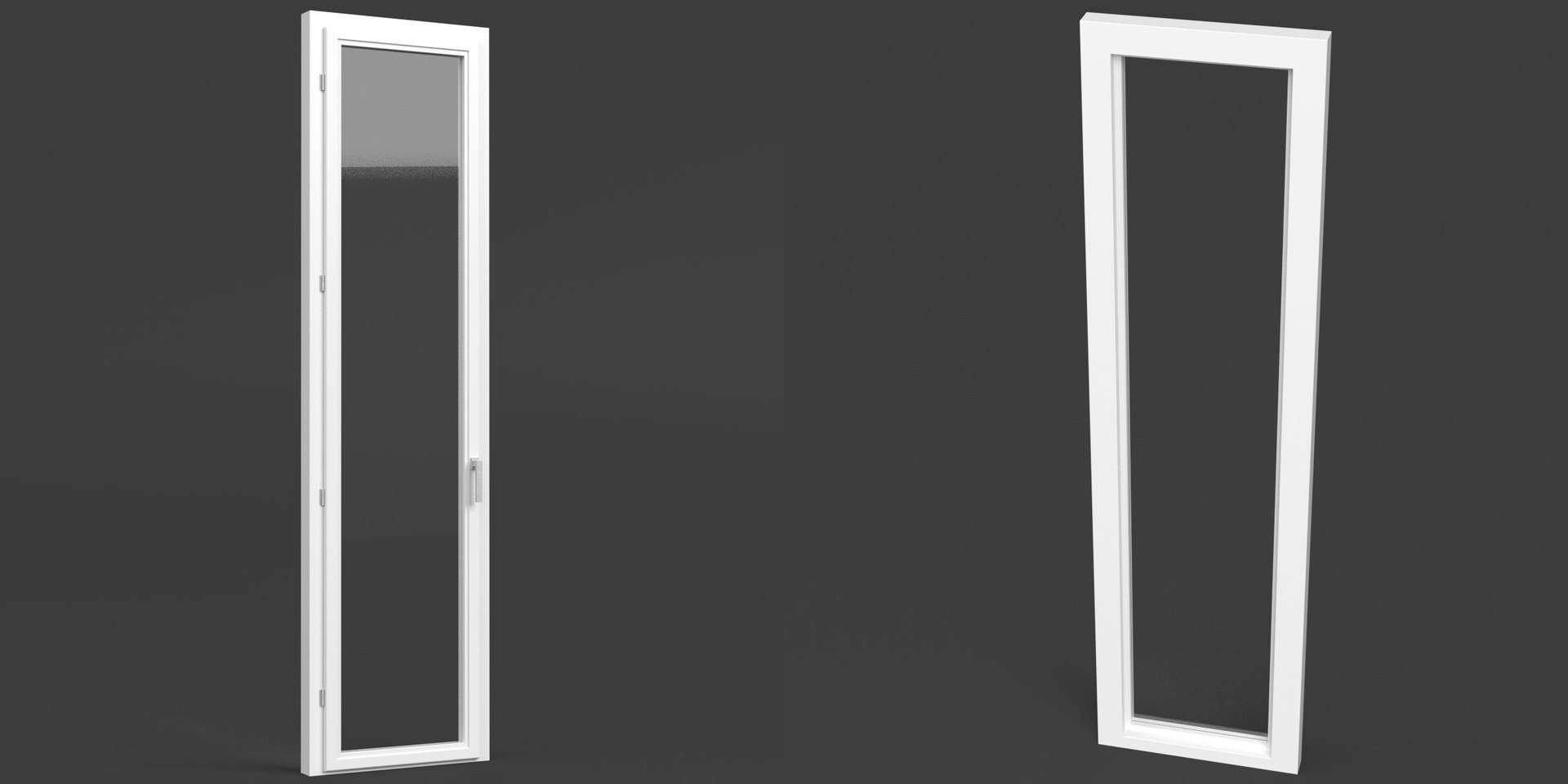 3D French Window Model - TurboSquid 1811038