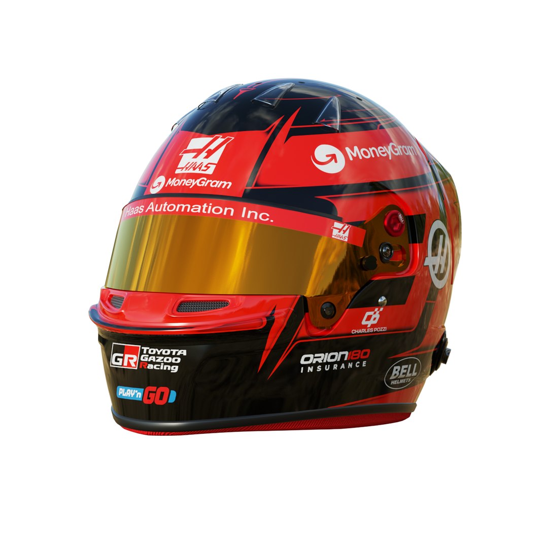 3D Model F1 Esteban Ocon Helmet 2025 - TurboSquid 2383709