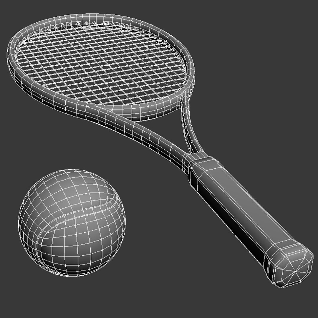Tennis Player 3d Model