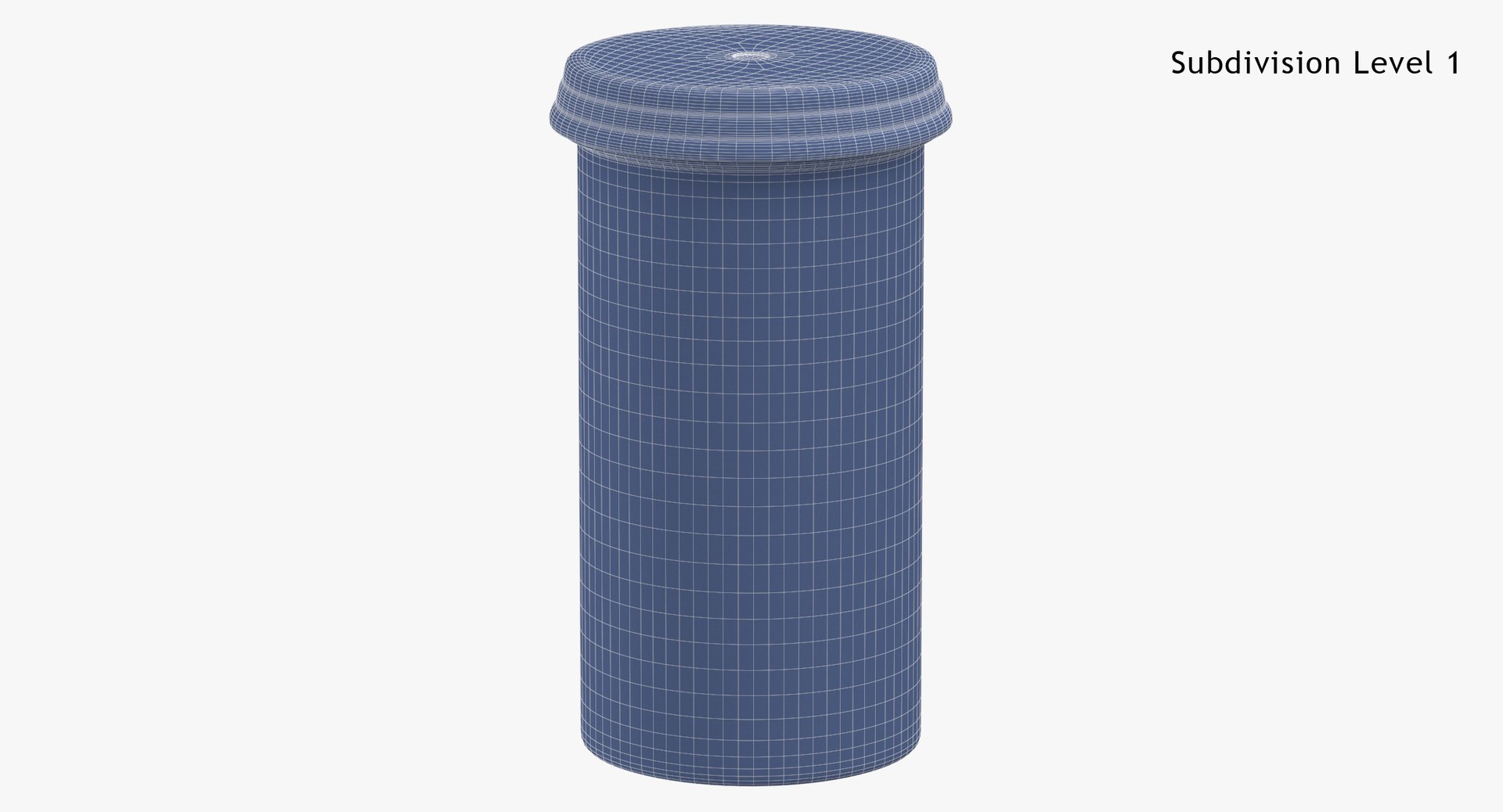 3D Pill Pod Vial 7dram 26ml Empty - TurboSquid 2056100