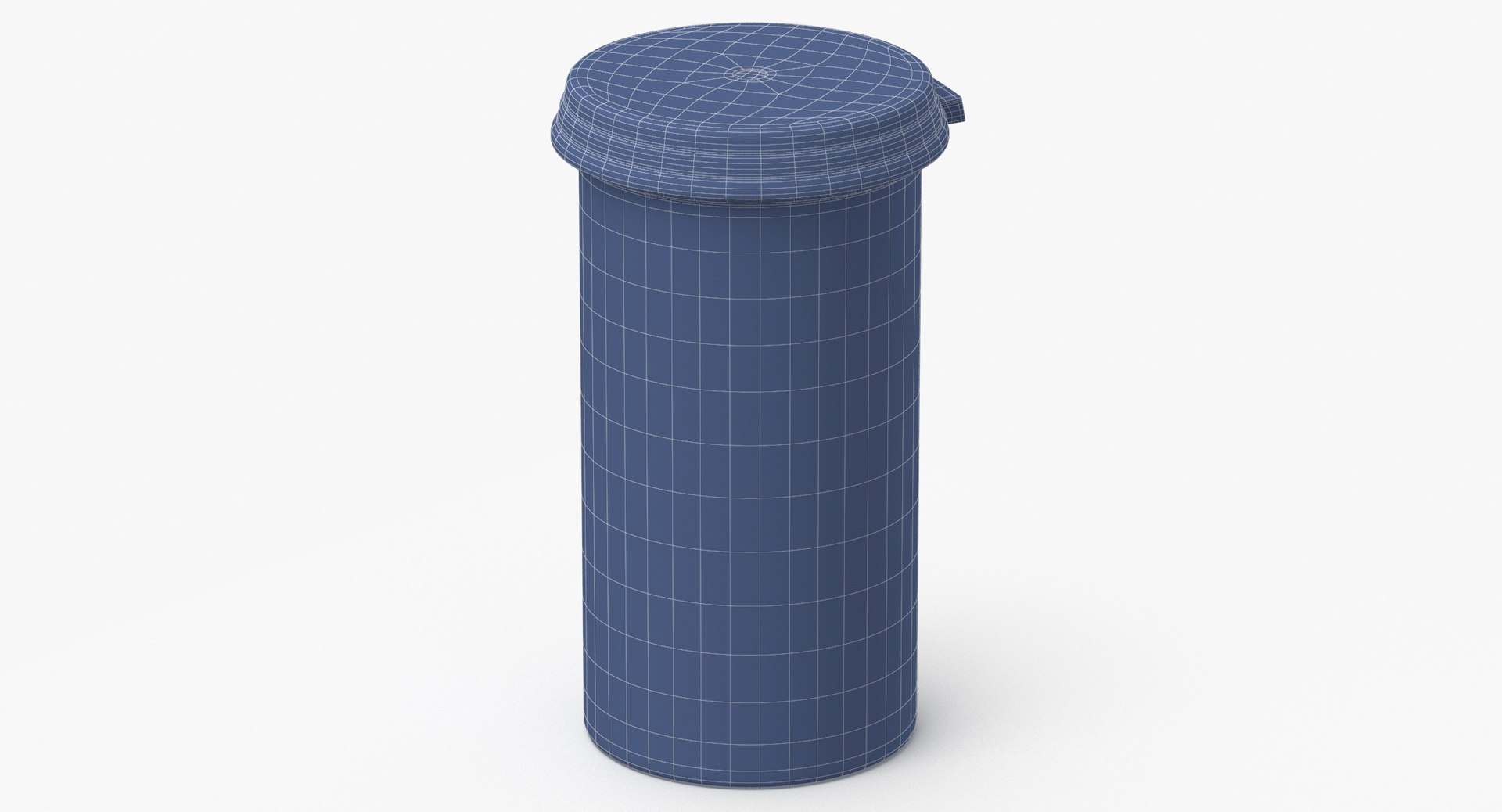 3D Pill Pod Vial 7dram 26ml Empty - TurboSquid 2056100