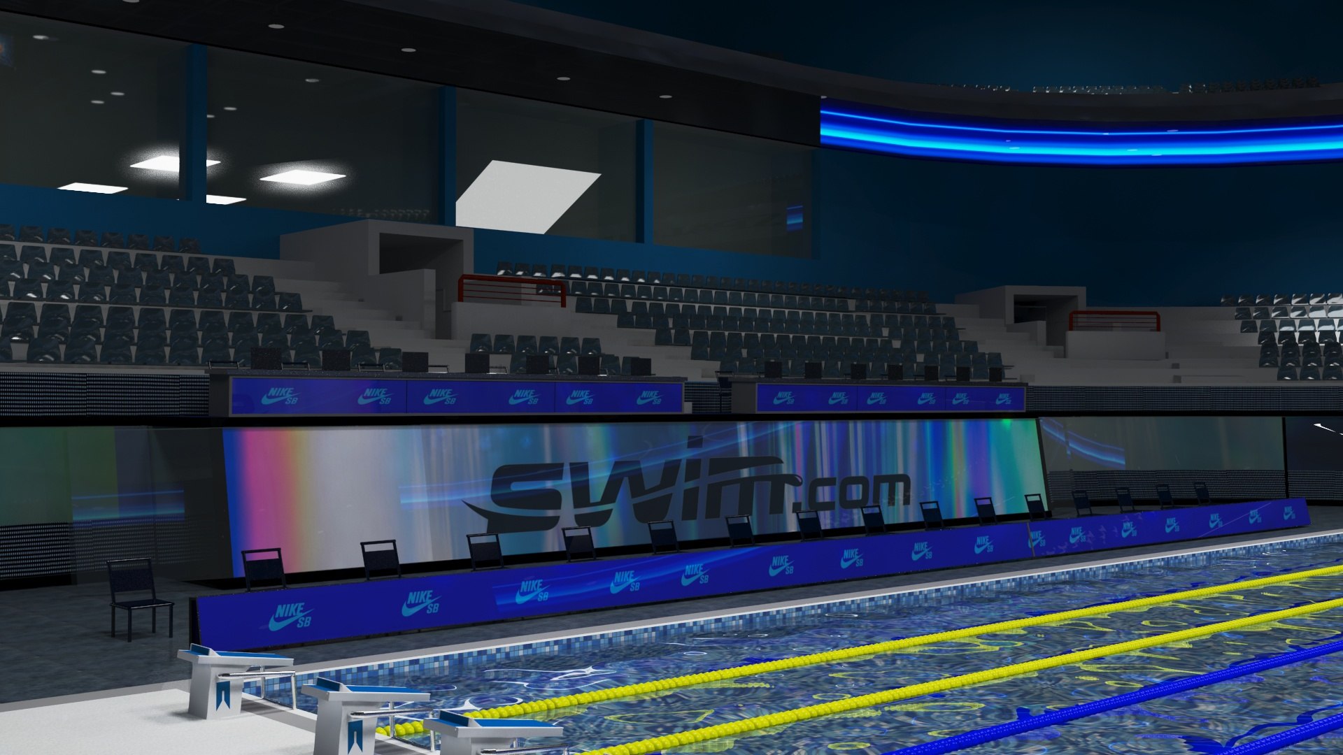 Swimming Pool 2 and Locker Room 3D model - TurboSquid 1754493