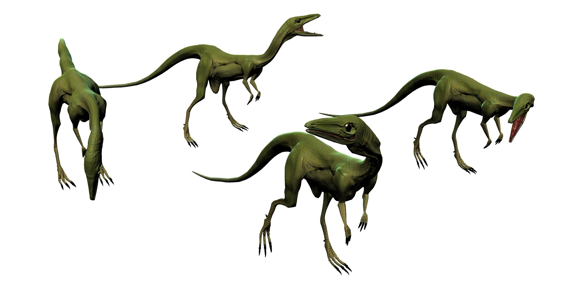 Compsognathus Compy Dinosaur 3d Model