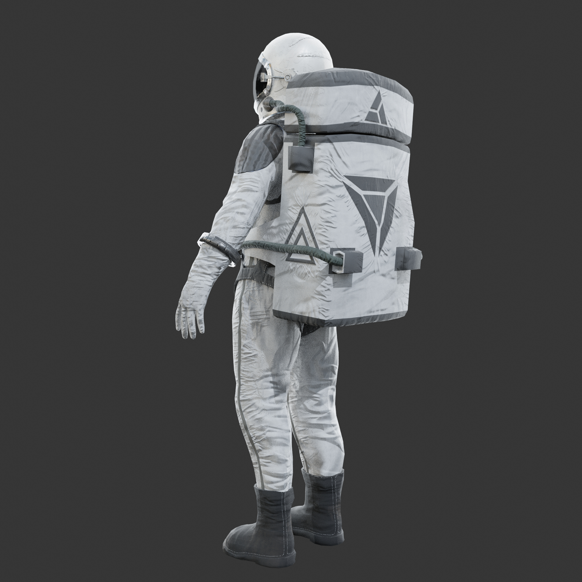 SpaceSuit - Astronaut - Sci Fi - ready for game 3D model - TurboSquid ...