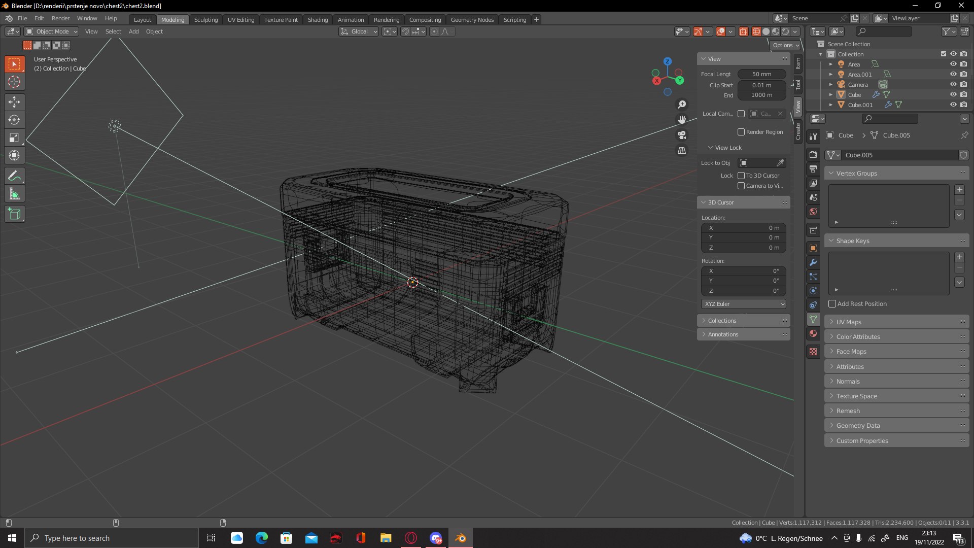 3D Chest Model - TurboSquid 1990057
