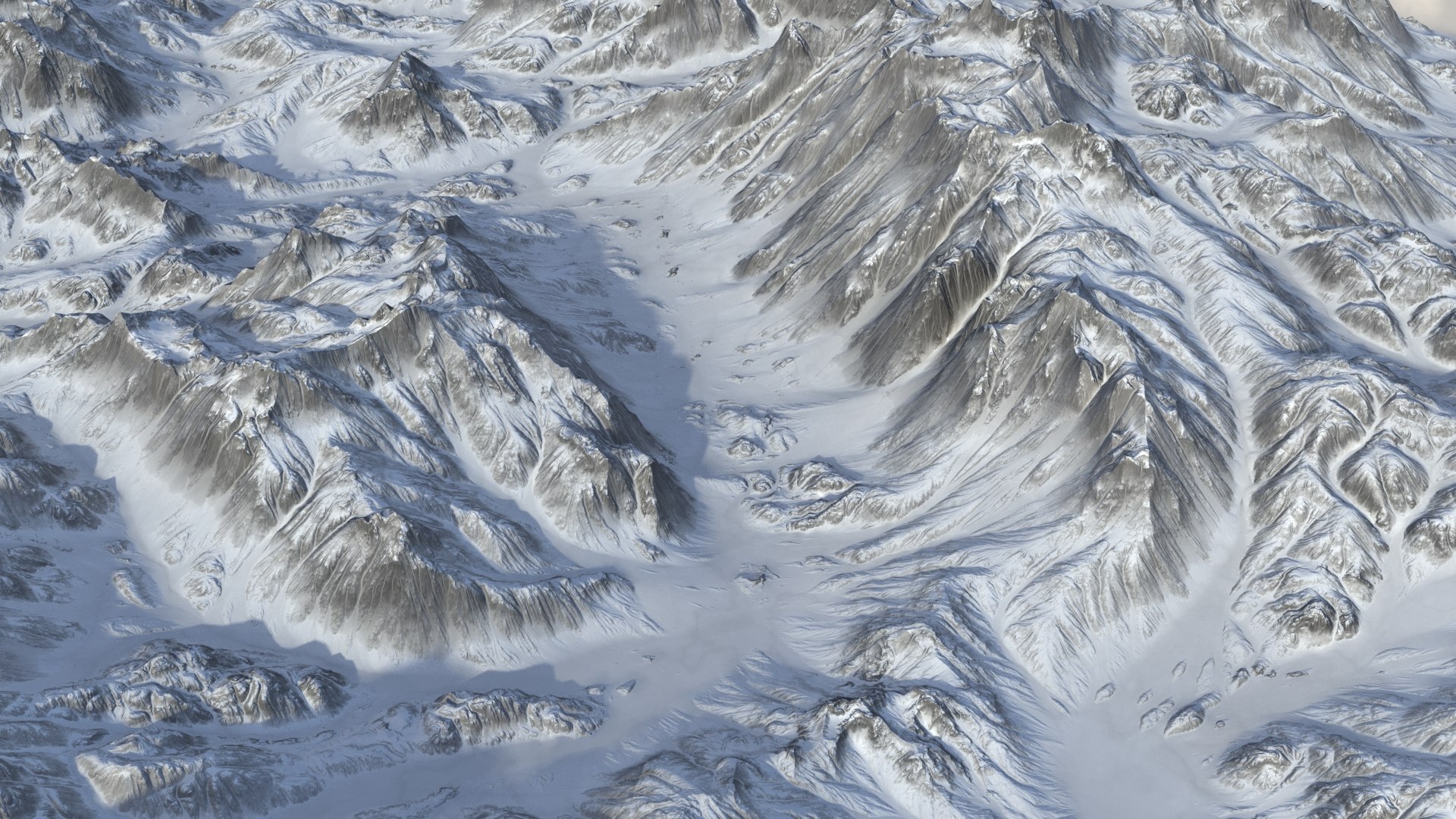 Snow Land 03 Model - TurboSquid 1978279