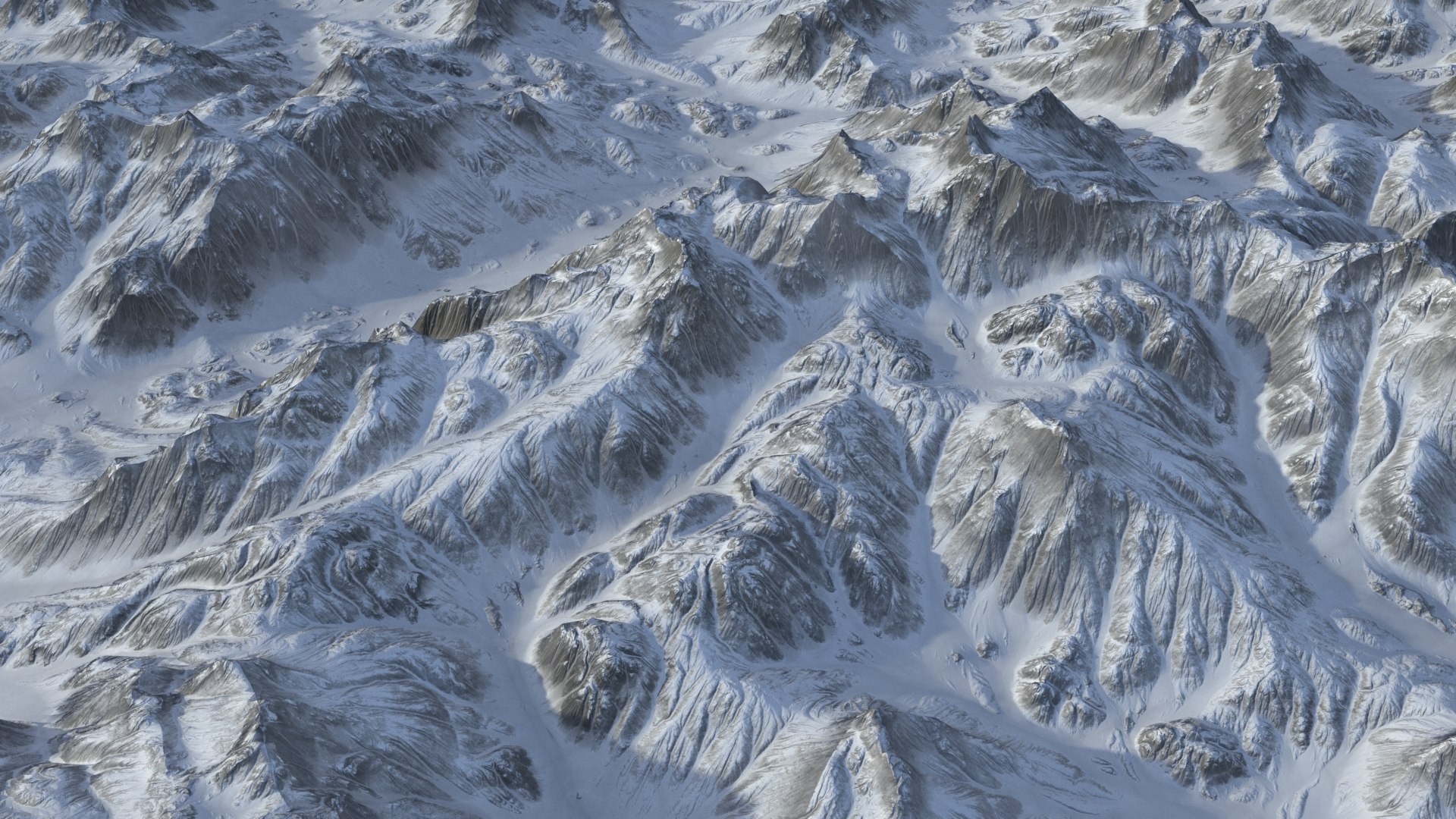 Snow Land 03 Model - TurboSquid 1978279