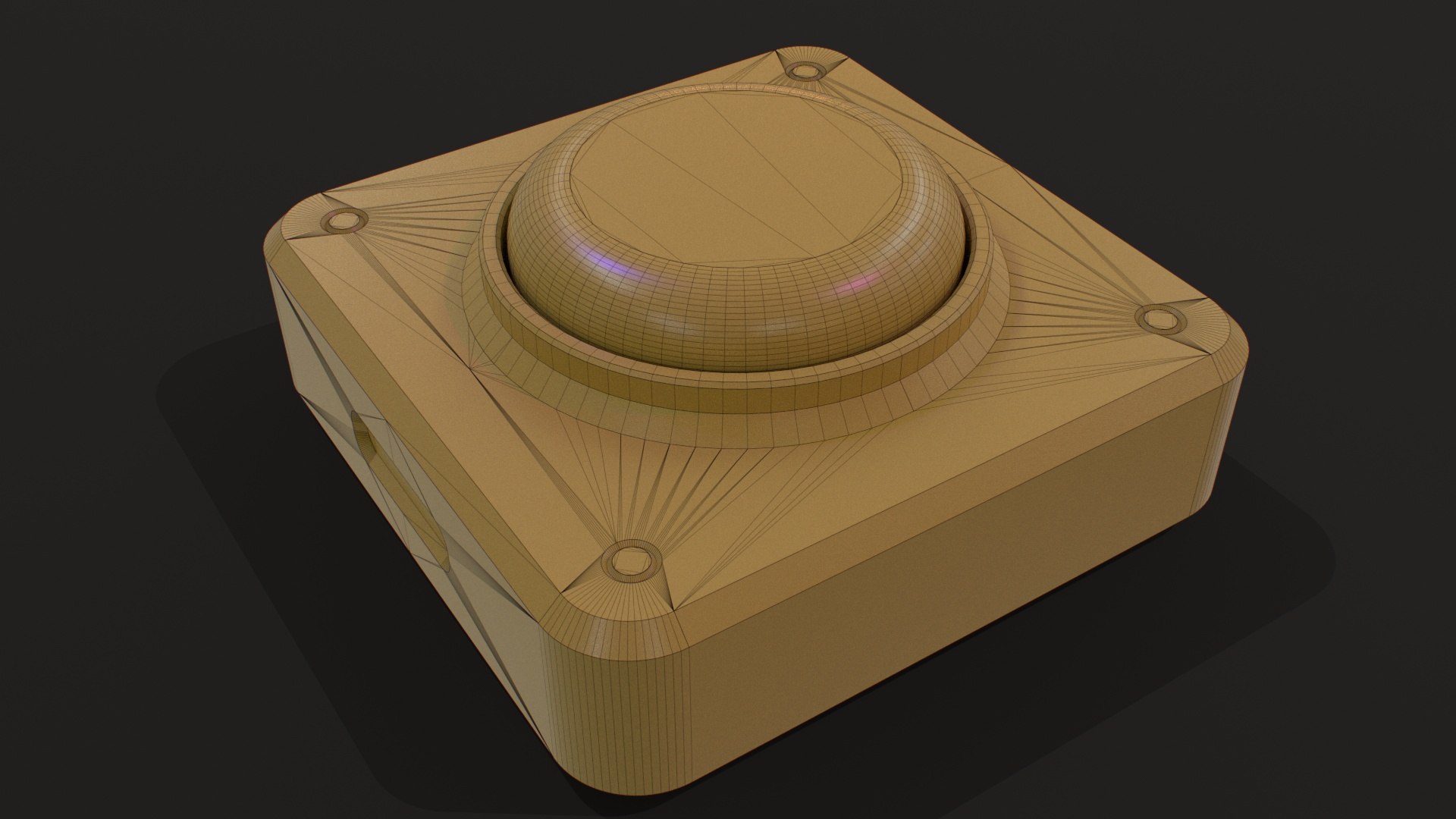 Sci Fi Red Button 3D Model - TurboSquid 2097812