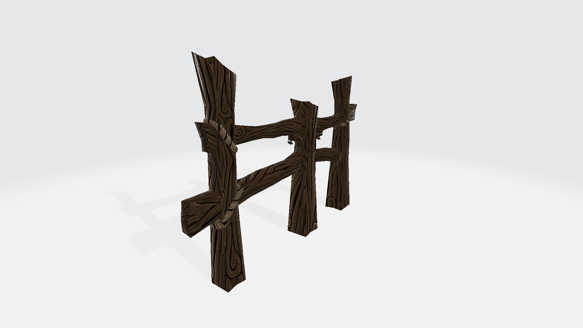 Medium Wooden Fence 3D Model - TurboSquid 2516200