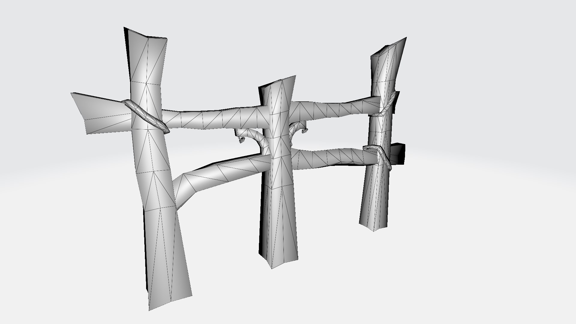 Medium Wooden Fence 3D Model - TurboSquid 2516200