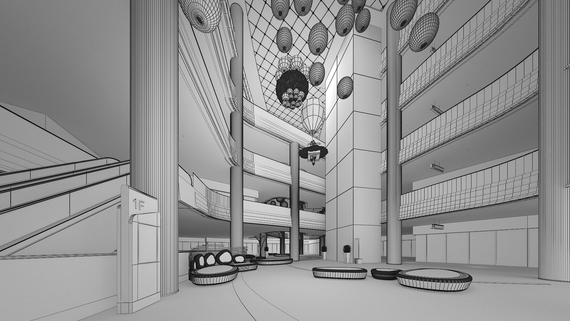 Shopping Mall Collection 07 3D model - TurboSquid 2177881