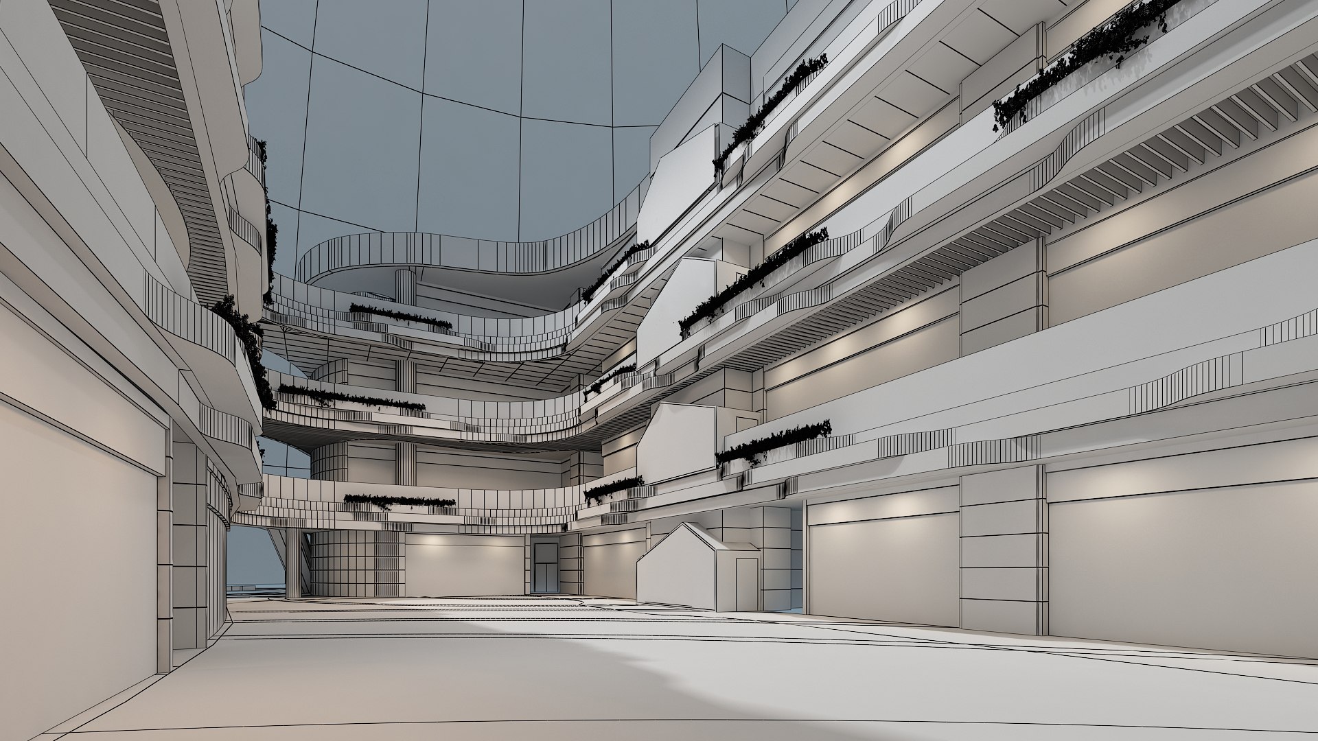 Shopping Mall Collection 07 3D model - TurboSquid 2177881