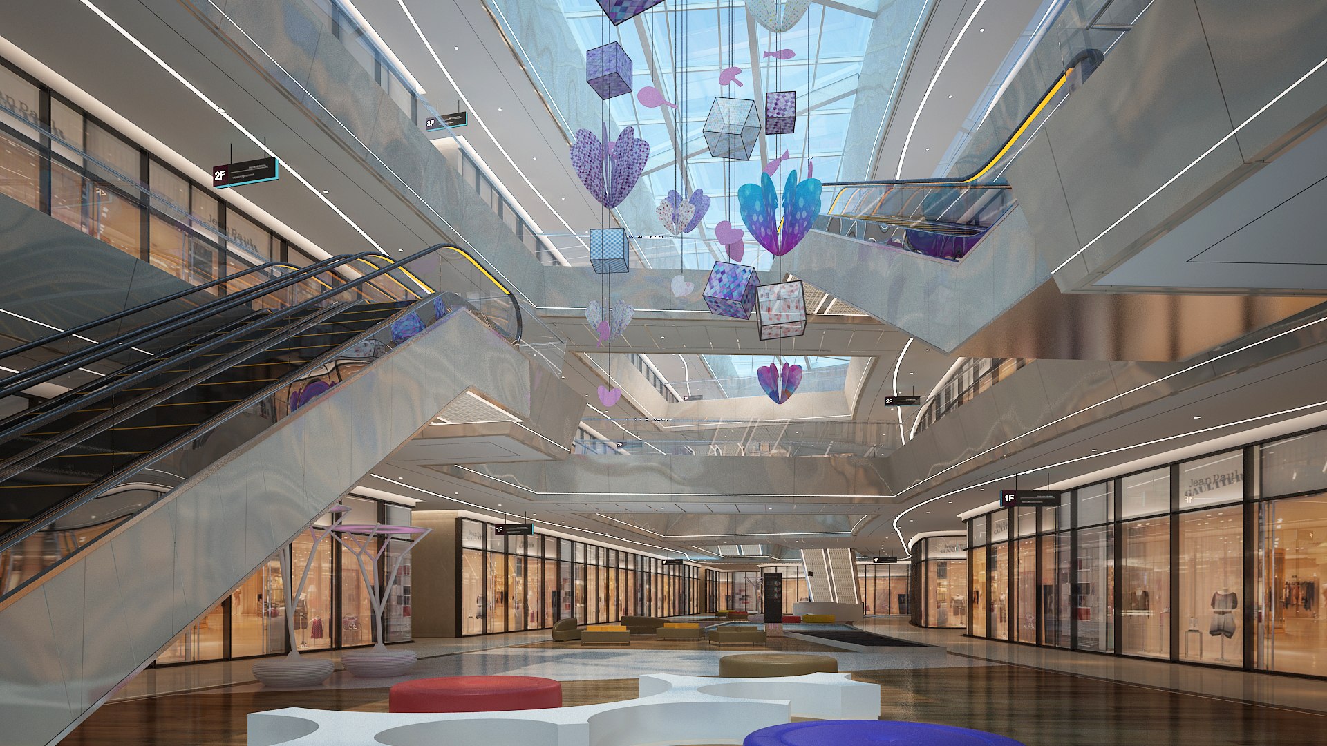 Shopping Mall Collection 07 3D model - TurboSquid 2177881