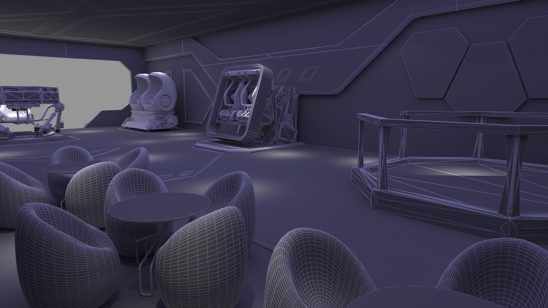 VR Experience Hall 3D - TurboSquid 2123416