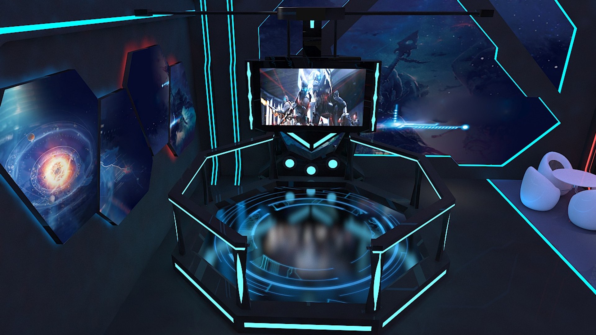 VR Experience Hall 3D - TurboSquid 2123416