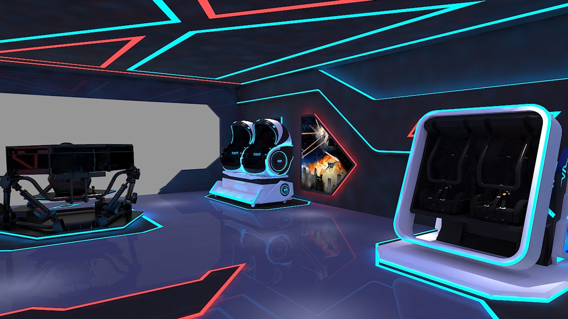 VR Experience Hall 3D - TurboSquid 2123416
