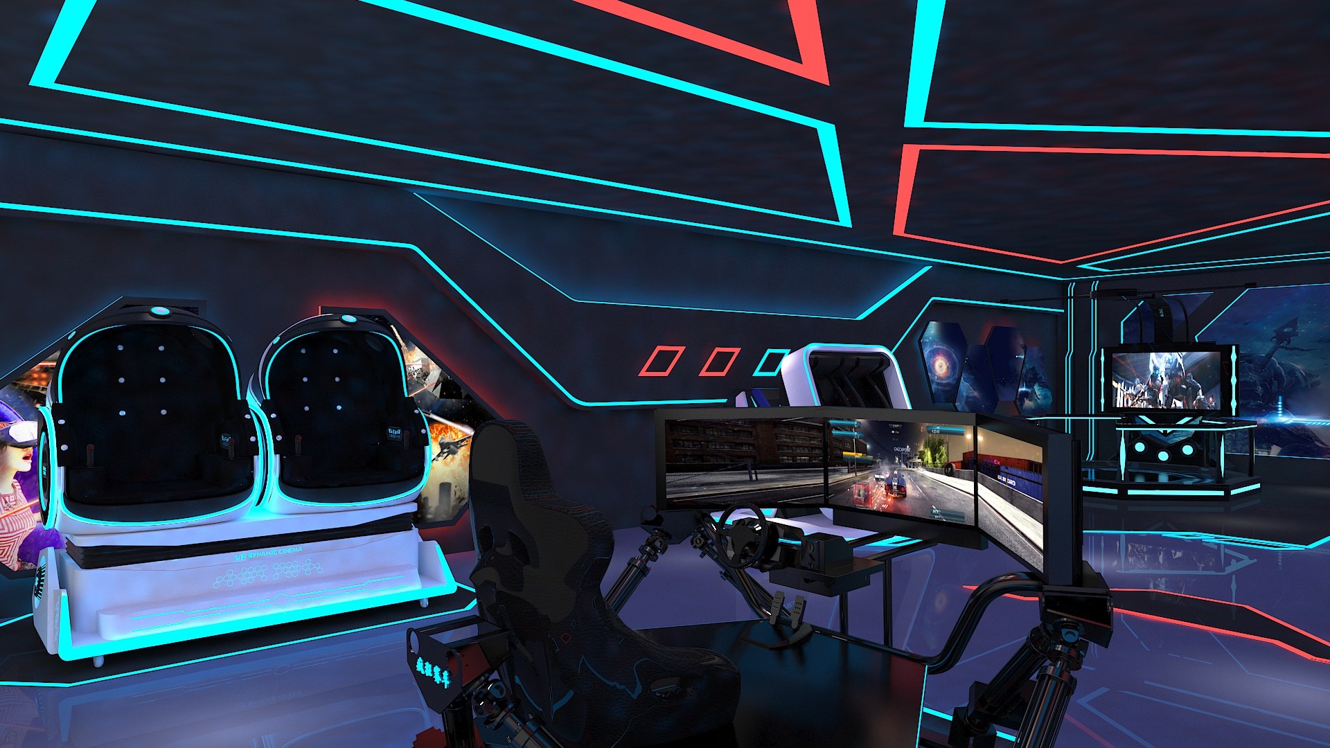 VR Experience Hall 3D - TurboSquid 2123416